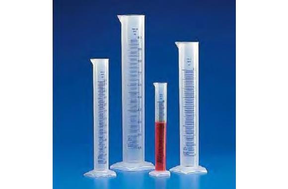 Cilindri graduati forma alta con graduazione blu | Steroglass
